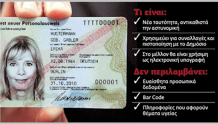 Έτσι θα είναι η νέα κάρτα του πολίτη