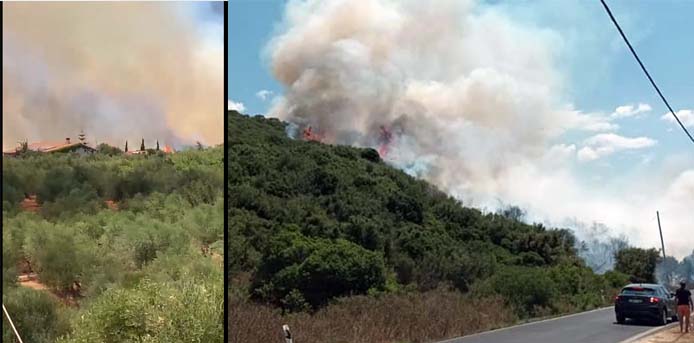 Μεσσηνία: Μεγάλη φωτιά στο Μεσοχώρι Μεσσηνίας – Άμεση κινητοποίηση της ...