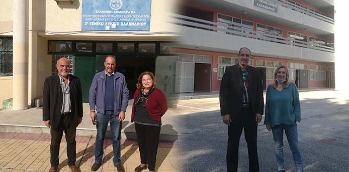 «Χαλάνδρι-Ορίζοντας 2023»: Επίσκεψη Μάνου Κρανίδη στο 3ο Λύκειο ...